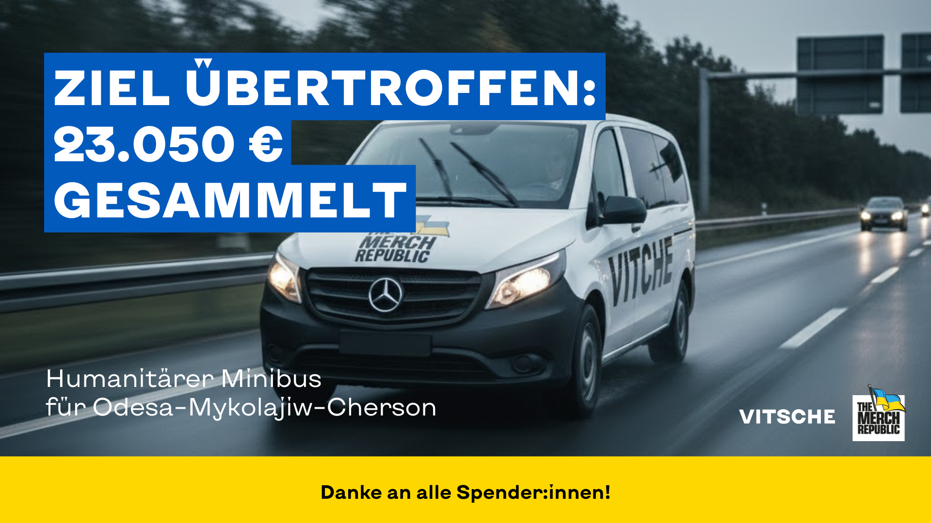 Thanks to your support, the goal was not only reached but exceeded ...